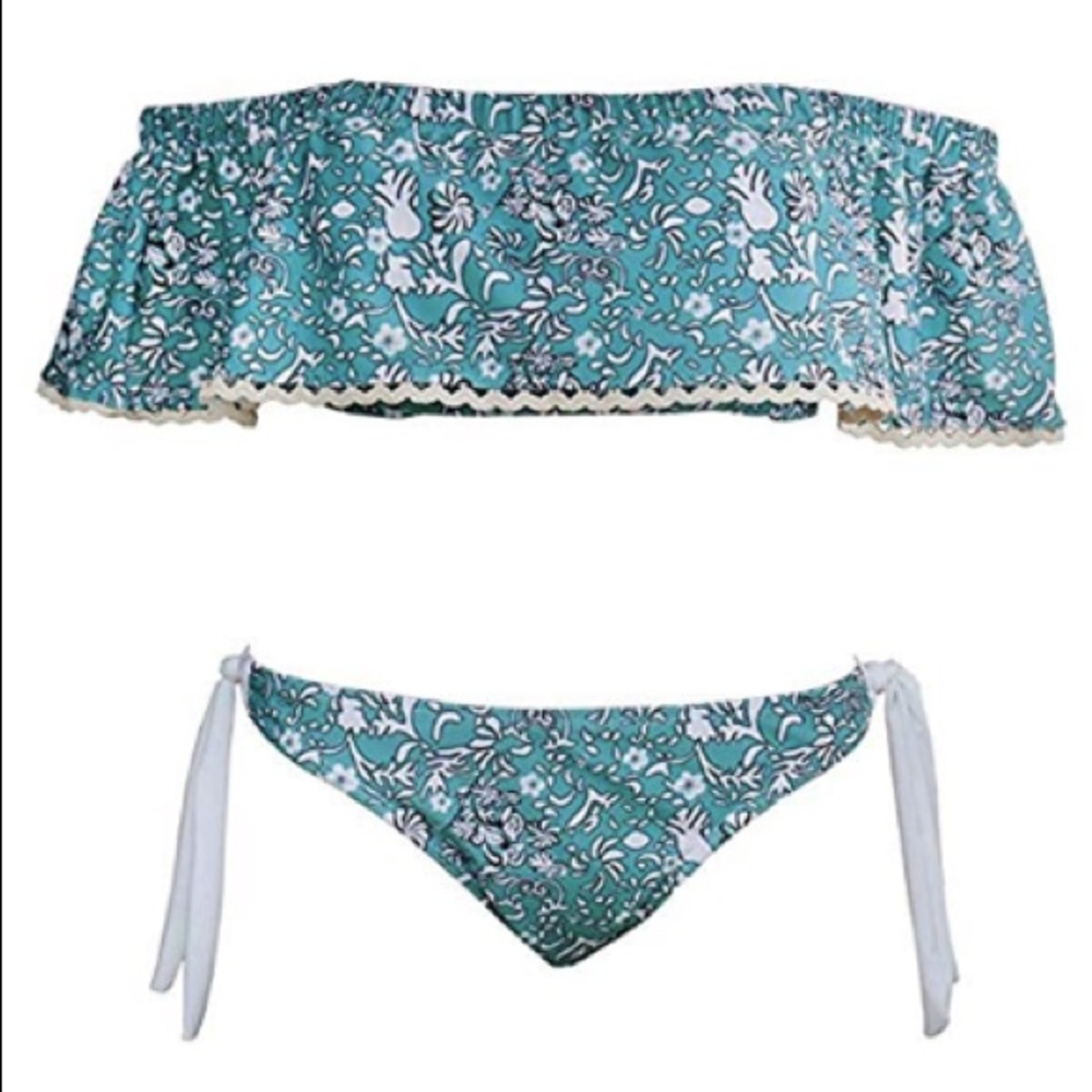 Off The Shoulder Swim Bikini - Gem